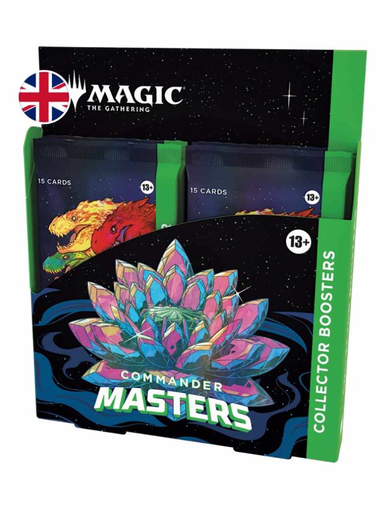 CAJA DE SOBRES COLLECTOR – COMMANDER MASTERS - INGLÉS | Arte9
