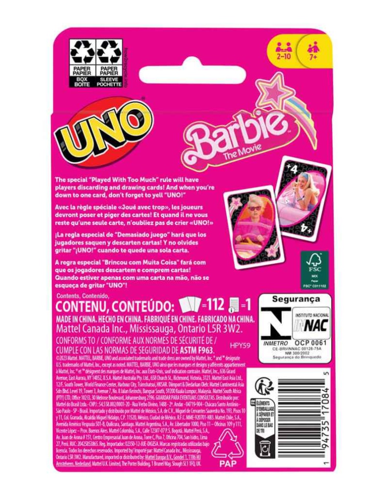 UNO BARBIE | Arte9