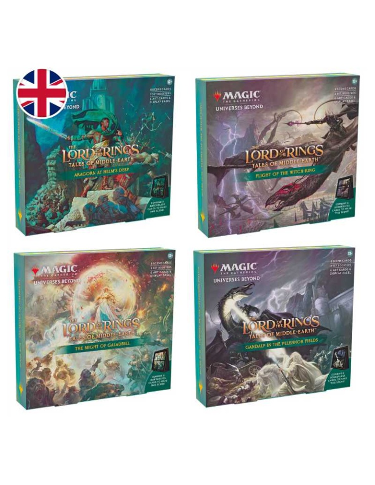 PACK SCENE BOX (4) HOLIDAY – LORD OF THE RINGS - INGLÉS | Arte9