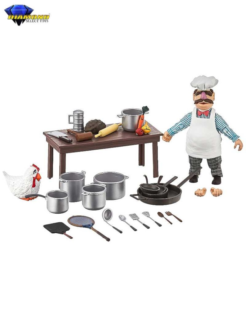 SWEDISH CHEF DELUXE - ACTION FIGURE - THE MUPPET SHOW | Arte9