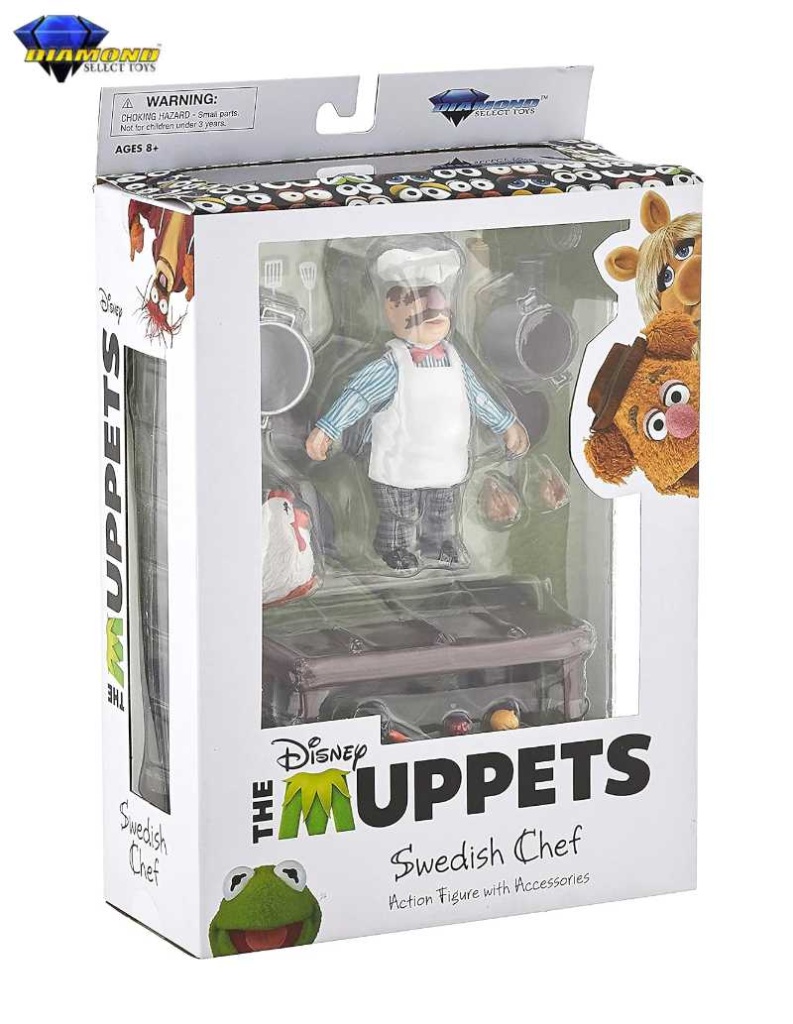 SWEDISH CHEF DELUXE - ACTION FIGURE - THE MUPPET SHOW | Arte9