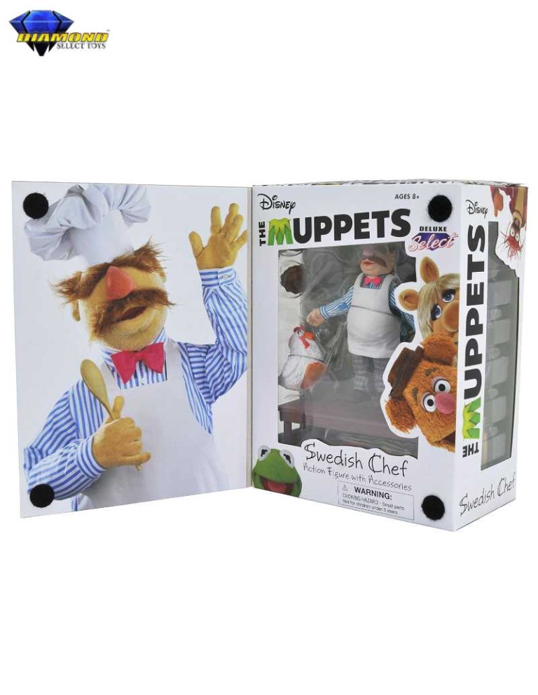 SWEDISH CHEF DELUXE - ACTION FIGURE - THE MUPPET SHOW | Arte9