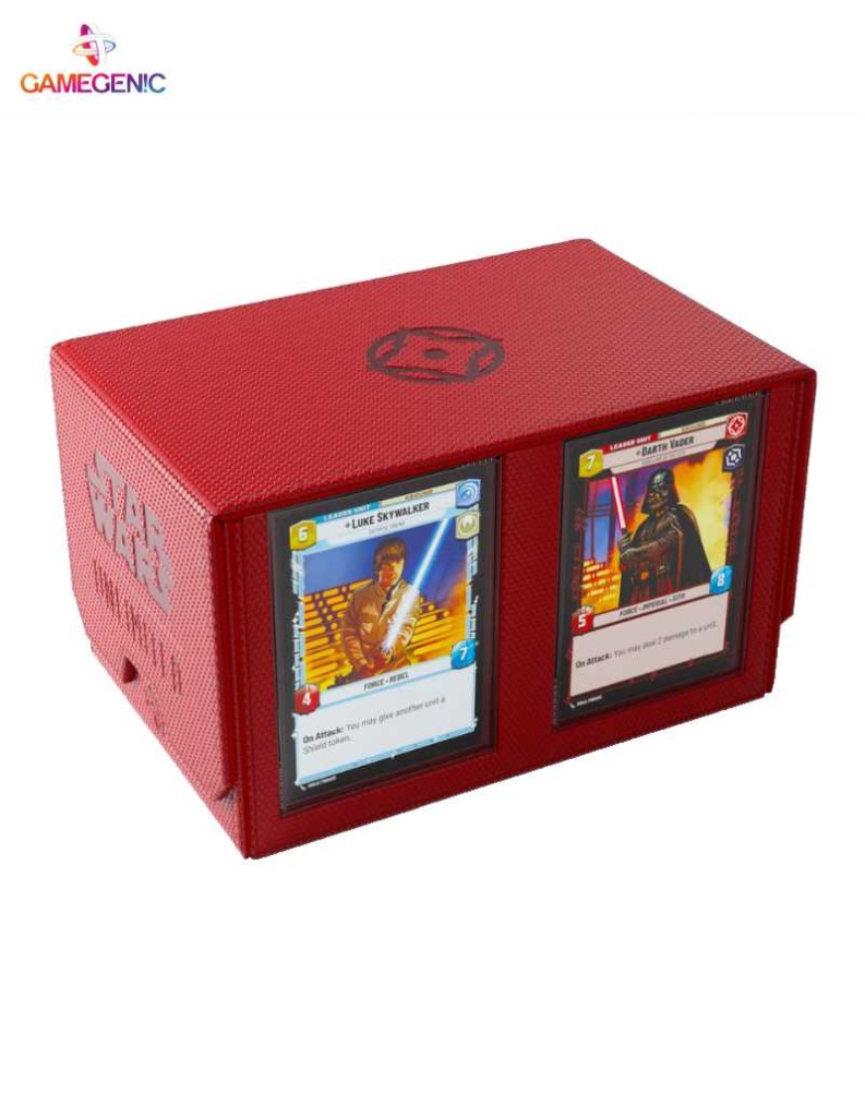 RED DOUBLE DECK POD - STAR WARS UNLIMITED - DECK BOX | Arte9