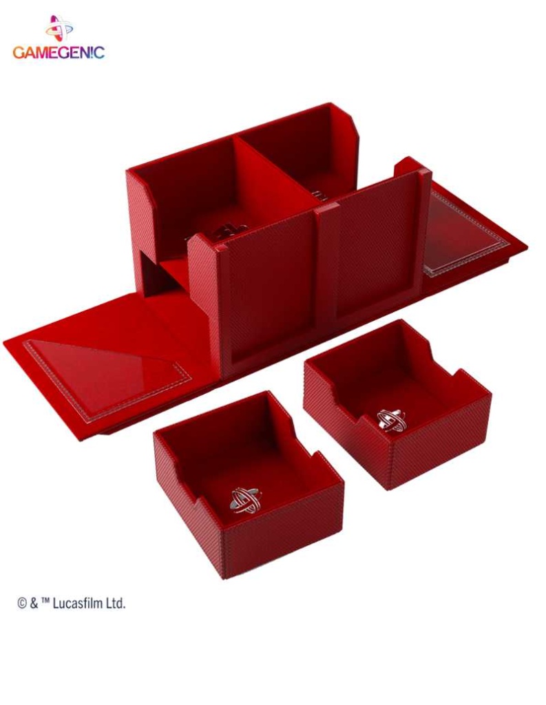 RED DOUBLE DECK POD - STAR WARS UNLIMITED - DECK BOX | Arte9
