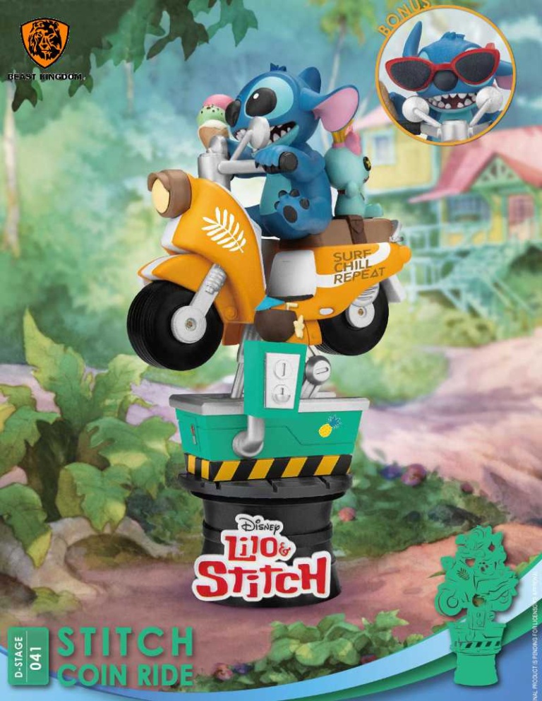 STITCH COIN RIDE - DISNEY DIORAMA - LILO & STITCH | Arte9