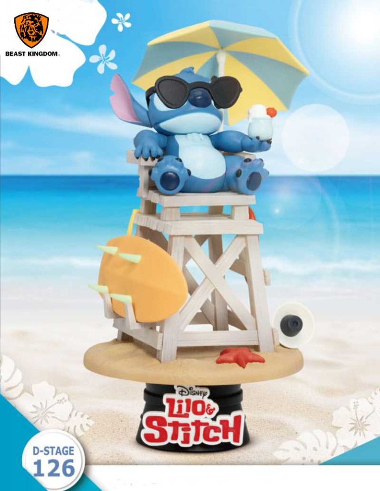 STITCH SUMMER VIBE - DISNEY DIORAMA - LILO & STITCH | Arte9