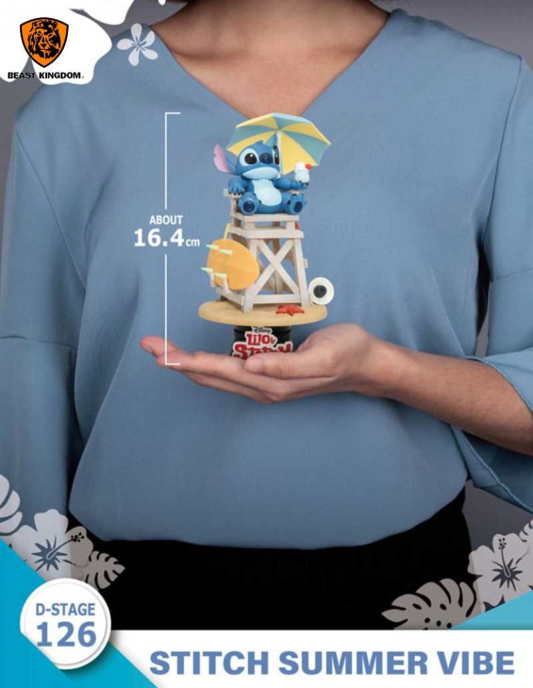 STITCH SUMMER VIBE - DISNEY DIORAMA - LILO & STITCH | Arte9