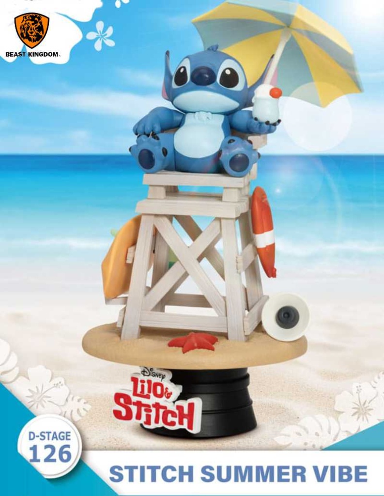 STITCH SUMMER VIBE - DISNEY DIORAMA - LILO & STITCH | Arte9