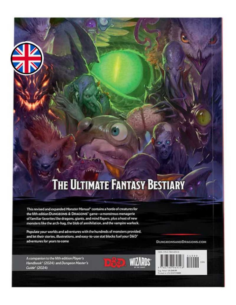 MONSTER MANUAL 2024 - DUNGEONS & DRAGONS | Arte9