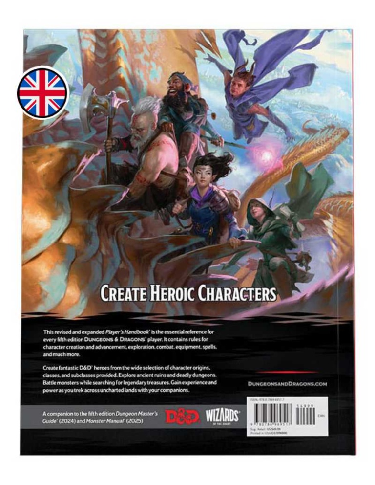 MANUAL DEL JUGADOR 2024 - DUNGEONS & DRAGONS - ESPAÑOL | Arte9