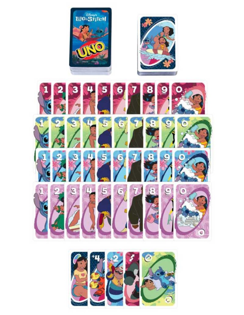 UNO - LILO Y STITCH - JUEGO DE CARTAS | Arte9