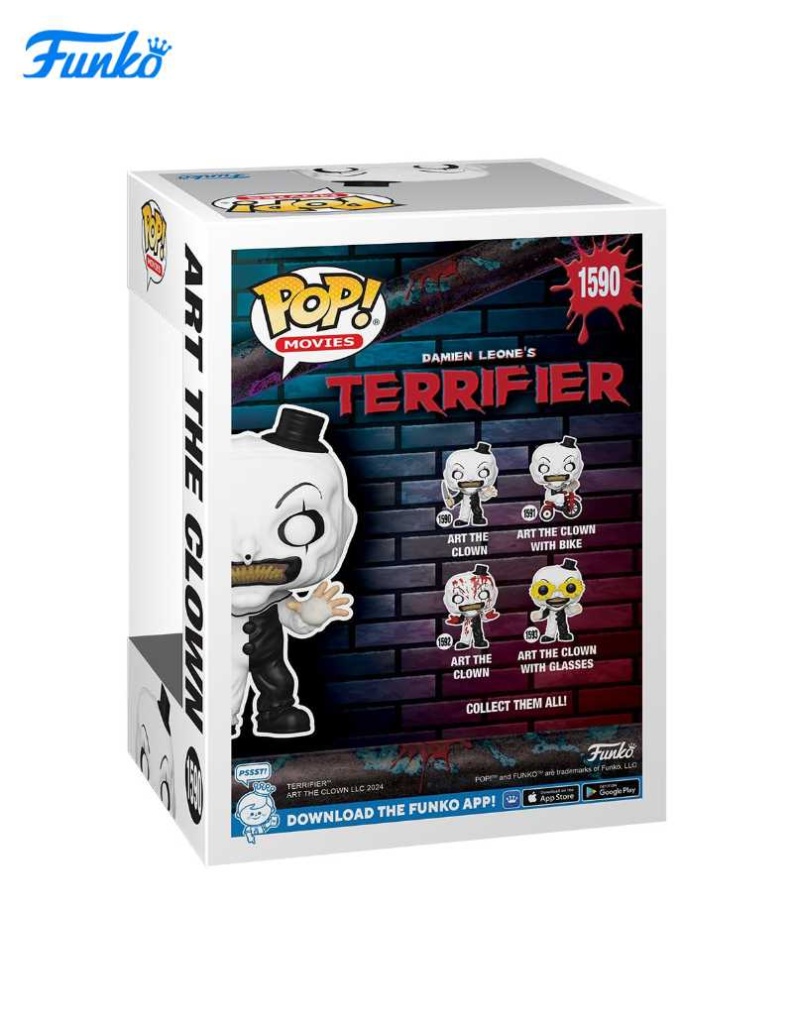 ART THE CLOWN - TERRIFIER 2 - HORROR FUNKO POP! | Arte9