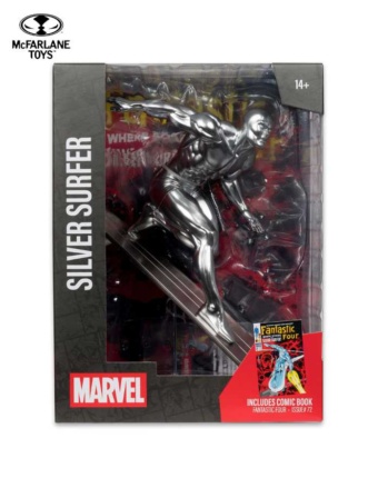 SILVER SURFER & SCENE - FANTASTIC FOUR #72 - ESTATUA - MCFARLANE TOYS ...